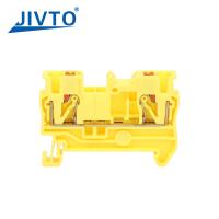 China PT2.5 Push-in Terminal Block 2.5mm² 800V 31A Spring Feed-Through Connector for Din Rail for sale