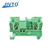 China PT2.5 Push-in Terminal Block 2.5mm² 800V 31A Spring Feed-Through Connector for Din Rail for sale