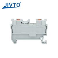 China PT2.5 Push-in Terminal Block 2.5mm² 800V 31A Spring Feed-Through Connector for Din Rail for sale