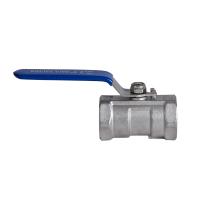 China Stainless Steel 1 PC Ball Valve NPT Female to Female 1/2 to 2 Inch 230 psi for Water Oil Gas for sale