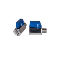 China Stainless Steel Mini Ball Valve NPT Male to Female Shut Off Valve 1/4 Inch 304 for sale