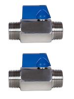 China Stainless Steel Mini Ball Valve NPT BSP Male to Male Shut Off Valve 1/4 Inch for sale