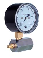 China Valve 5 Psi 6.3cm Capsule Pressure Gauge brass internal 1/8'' NPT for sale