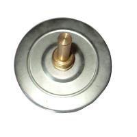 China 2 Inch 50mm Bimetallic Coil Thermometer 0-120C 1/4 BSP Back Mount Temperature Gauge for sale