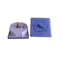China 63x63 mm -0.1 to 0 Mpa Vacuum Medical Pressure Gauge ABS Case Back Mount for sale