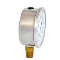 China 4 Inch Liquid Filled Pressure Gauge 0-2000 psi Glycerine Stainless Steel Case 1/2 NPT Lower Mount for sale