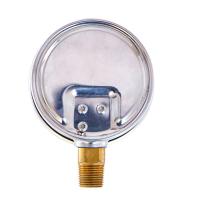China 4 Inch Liquid Filled Pressure Gauge 0-2000 psi Glycerine Stainless Steel Case 1/2 NPT Lower Mount for sale