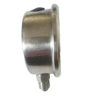 China 2.5 inch Liquid Filled Pressure Gauge 0-230 psi Glycerine Silicone Oil Stainless Steel 1/4 BSP Lower Mount for sale