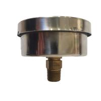 China 2.5 Inch Liquid Filled Pressure Gauge 0-230 psi Stainless Steel Case Brass Internal 1/4 NPT Back Mount for sale