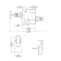 China Stainless Steel 2 Way Instrument Manifold Valve 6000 psi 1/4 Female NPT for sale