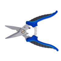 China 7 Inch 180mm Heavy Duty Electrician Scissors JTWC-004 Wire Cable Cutters 2/0 Soft Copper for sale