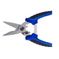 China 7 Inch 180mm Heavy Duty Electrician Scissors JTWC-004 Wire Cable Cutters 2/0 Soft Copper for sale