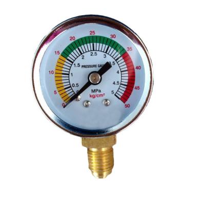 China Dial 50 Kgs/Cm2 1.5in 38MM General Pressure Gauges G7/16 thread for sale