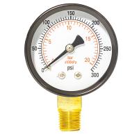 China 3 Inch 300 Psi Gas Pressure Gauge Aluminum Pointer 1/8 NPT Connection for sale
