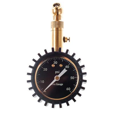 China TP-60 2.5 Inch 60 PSI Tire Pressure Gauge with 360 Degree Swivel for Cars for sale