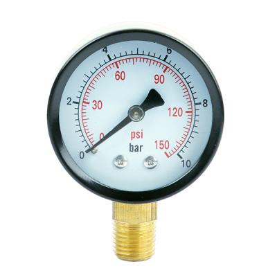 China 10 Psi 2 Inch General Pressure Gauge for sale