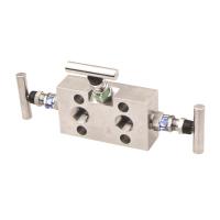 China 3000 Psi 150C 3 Way Instrument Manifold Valve for Pressure Transmitter Stainless Steel for sale