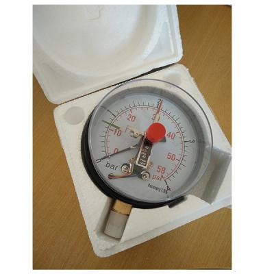 China Stainless Steel Electric Contact Pressure Gauge 4in 0-58psi 1/2 NPT Lower Mount for sale