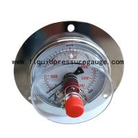 China Back Mount 5800psi Magnetic Pressure Gauge With Brass Internal for sale