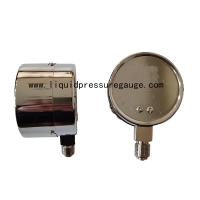 China Low Capsule Pressure Vacuum Gauge 600mbar Steel Case 1/4 NPT for sale