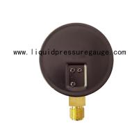 China 4 Inch Dry Hydraulic General Pressure Gauge 1/2 BSP Steel Case 150 Psi for sale