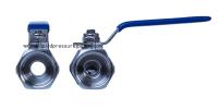 China Stainless Steel 1 PC Ball Valve Standard Port 1/4 NPT Female to Female 1000 psi for sale