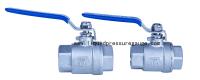 China Stainless Steel 2 PC Ball Instrument Manifold Valve 1000 psi 3/4 NPT Female to Female for sale