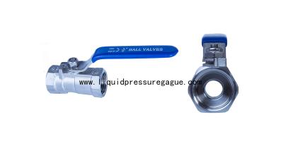 China SS304 1 Piece Ball Valve 1/2 NPT Female 1000 psi Industrial Manifold Valve for sale