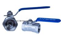 China Industrial 1PC Stainless Steel Ball Valve 1000psi 3/4 NPT Standard Port for sale