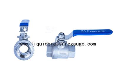 China Stainless Steel 2 PC Ball Valve WOG1000 1/2 NPT Female to Female Full Port for sale