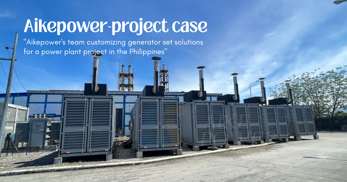 27MW Philippines Island Power Plant | 39 Units Yuchai YC12VTD Diesel Generators