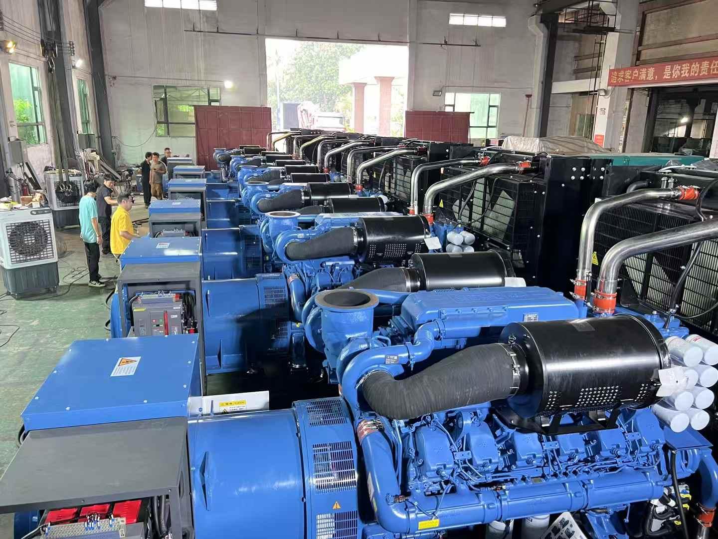 Heavy-duty Yuchai powered multi-megawatt generator sets array for grid support