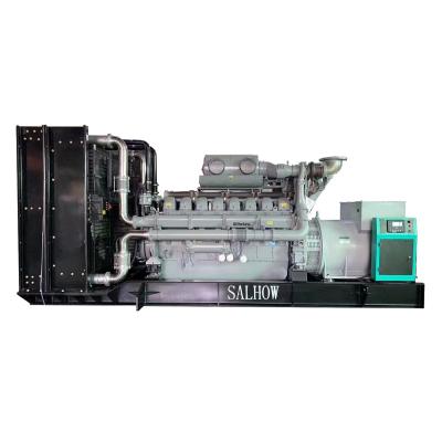 China 1.6MW Perkins Diesel Engine Generator Set High Voltage Generator 1800 RPM Color Customized for sale