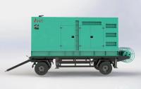 China 550kVA Trailer Genset Soundproof Silent Genset Diesel Generator Set for sale