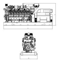 China Yuchai 2MW Natural Gas Generator 10.5KV 50Hz Gas Electric Generator for sale