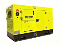 China AIKE POWER AC-28: 20kW (25kVA) Soundproof Diesel Generator Set (DCEC Powered, Emerald Green Canopy) for sale