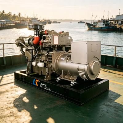 China 150kW CCEC Marine Auxiliary Generator Set with Anti-Corrosion Water-Cooled Circuit and Marine Explosion-Proof Configuration for sale