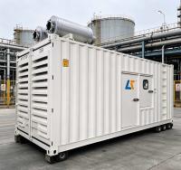China Large Industrial Exhaust Silencer For Container Genset | Aike Power for sale