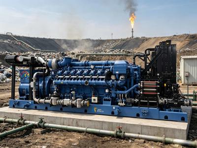 China 800kW Biogas CHP Generator Set | Yuchai Biogas Combined Heat & Power Unit for sale