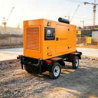 China Genset Trailer Towing Chassis Assembly Compatible with Weichai, Yuchai, DCEC, SDEC Rental Generators for sale