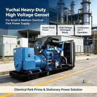 China 400kW 6.3kV High Voltage Yuchai Diesel Generator Set For Mining & Chemical Plant for sale