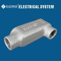 China ELECMAN Malleable Iron IMC Rigid Form 5 Conduit Body LB Type 1/2 to 4 Inch Threaded for sale