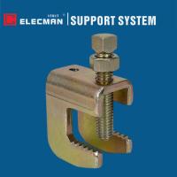 China Yellow Electro Galvanized Heavy Duty Strut Beam Clamp 1/4 to 1/2 Inch for Mexico for sale