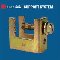 China Yellow Electro Galvanized Heavy Duty Strut Beam Clamp 1/4 to 1/2 Inch for Mexico for sale