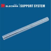 China ELECMAN Carbon Steel Hot Dipped Galvanized All Thread Rod 1/4 to 1 Inch Full Threaded Rod for sale