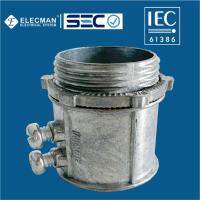 China Zinc EMT Conduit Connector Set Screw to Box Type 16mm to 50mm IEC 61386 for sale