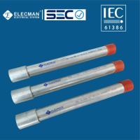 China IEC 61386 Carbon Steel Rigid Metallic Conduit 20mm to 110mm Electrical Metallic Tubing for sale