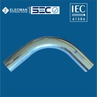 China Carbon Steel IEC 61386 EMT Elbow 90 Degree Sleeve Connection 20mm to 50mm for sale