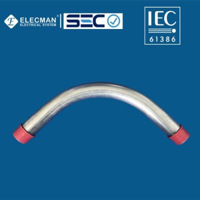 China IEC 61386 Carbon Steel Rigid Elbow 90 Degree Threaded Conduit 20mm-50mm for sale