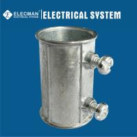 China ELECMAN Zinc EMT Set Screw Coupling Connector 1/2 to 4 Inch UL Listed Conduit Fitting for sale